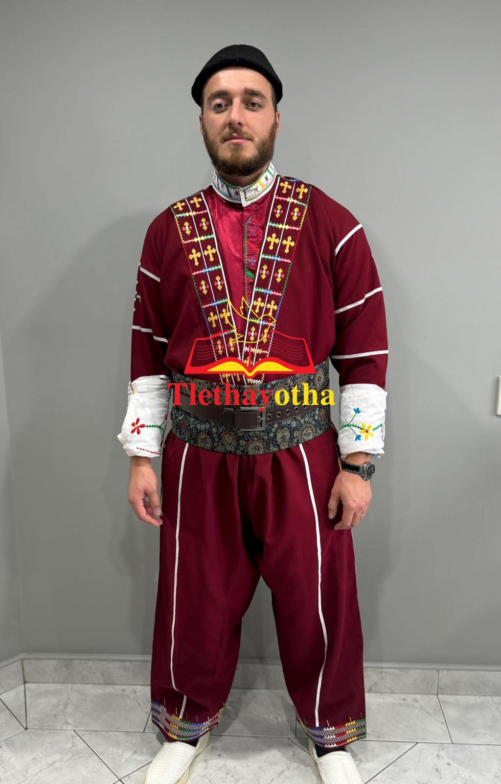 Assyrian Traditional Mens Khomala (Non-Handmade Garment) – Tlethayotha
